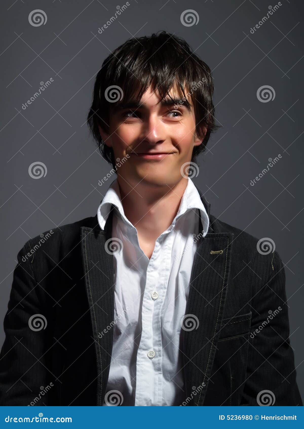 Flirting eyes stock photo. Image of hairstyle, handsome - 5236980