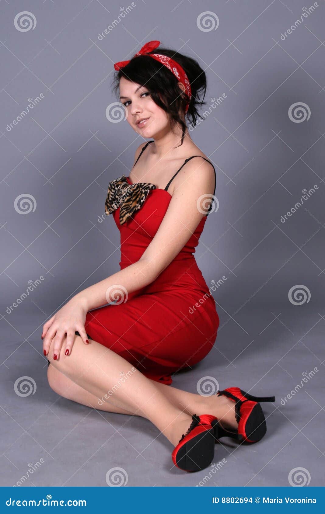 Flirting woman stock photo. Image of move, pinup, passion - 8802694