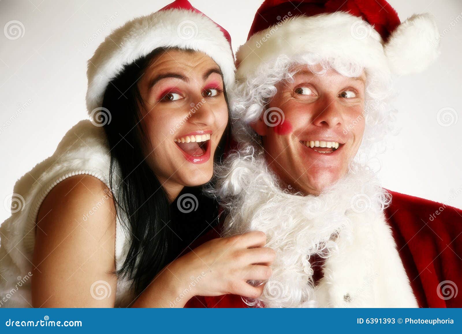 Flirty Santa stock image. Image of mark, santa, eastern - 6391393