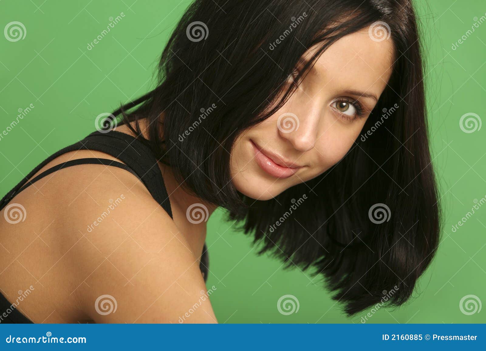 Flirty smile stock image. Image of human, color, cheerful - 2160885