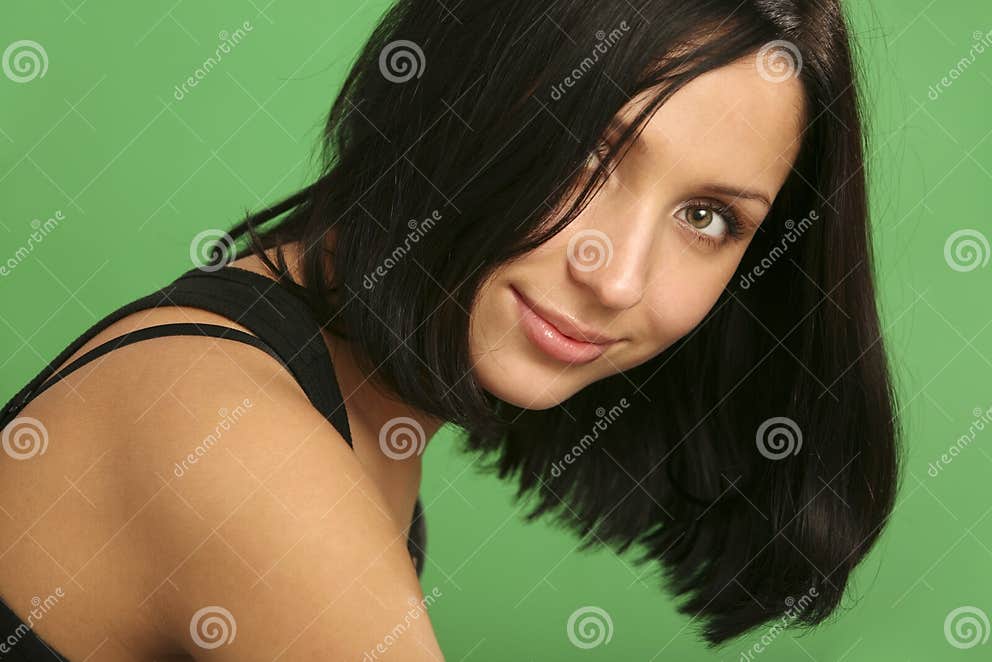 Flirty smile stock image. Image of human, color, cheerful - 2160885