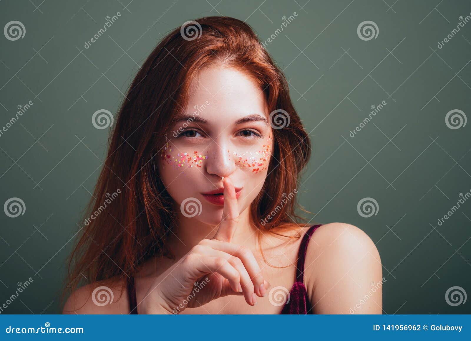 Flirty Young Woman Shush Gesture Sly Expression Stock Photo - Image of ... Flirty Young Woman Shush Gesture Sly Expression Stock Photo - Image of ...