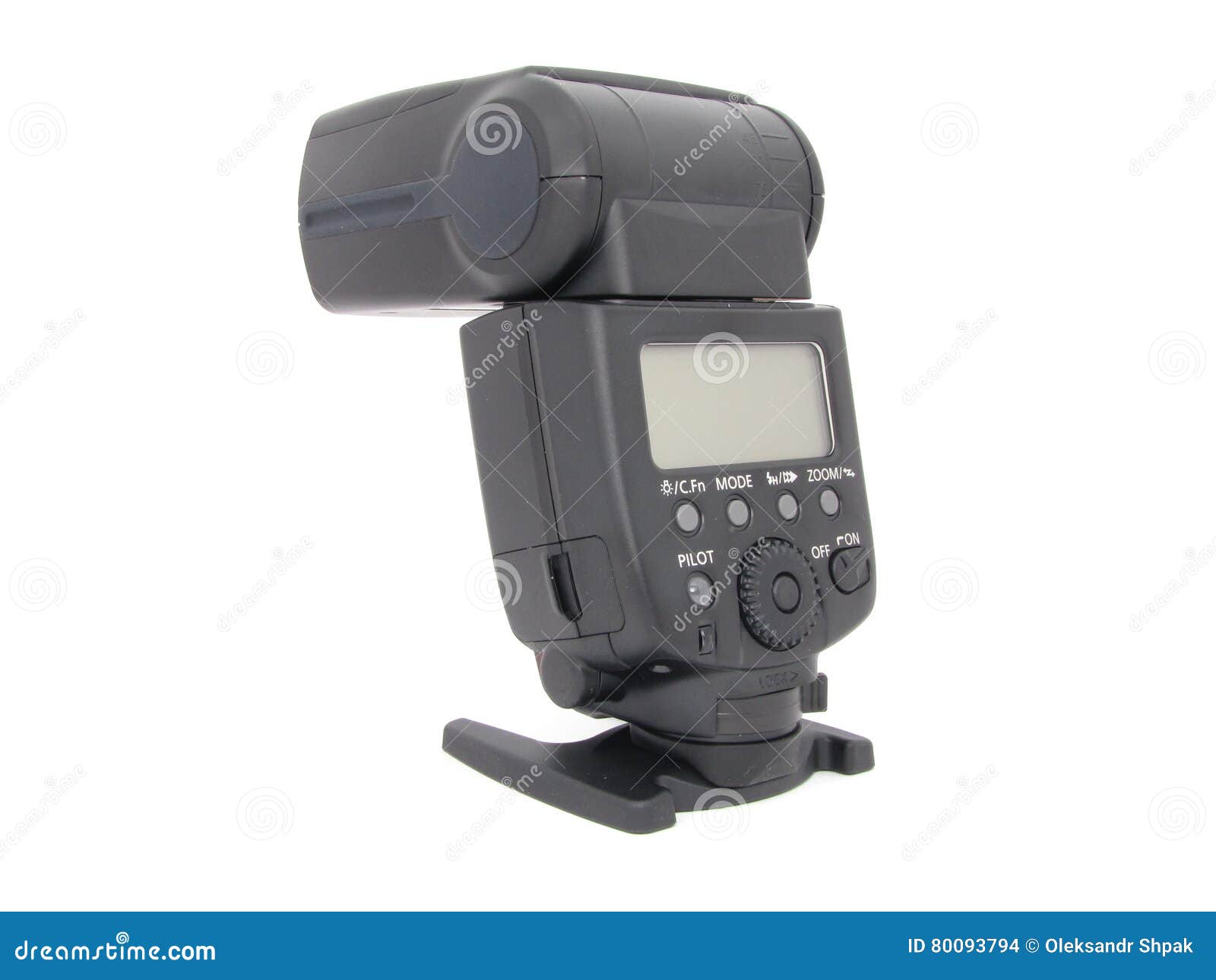 Flits Voor De Camera Met Een Regelbaar Hoofd Stock Foto - Image of film ...