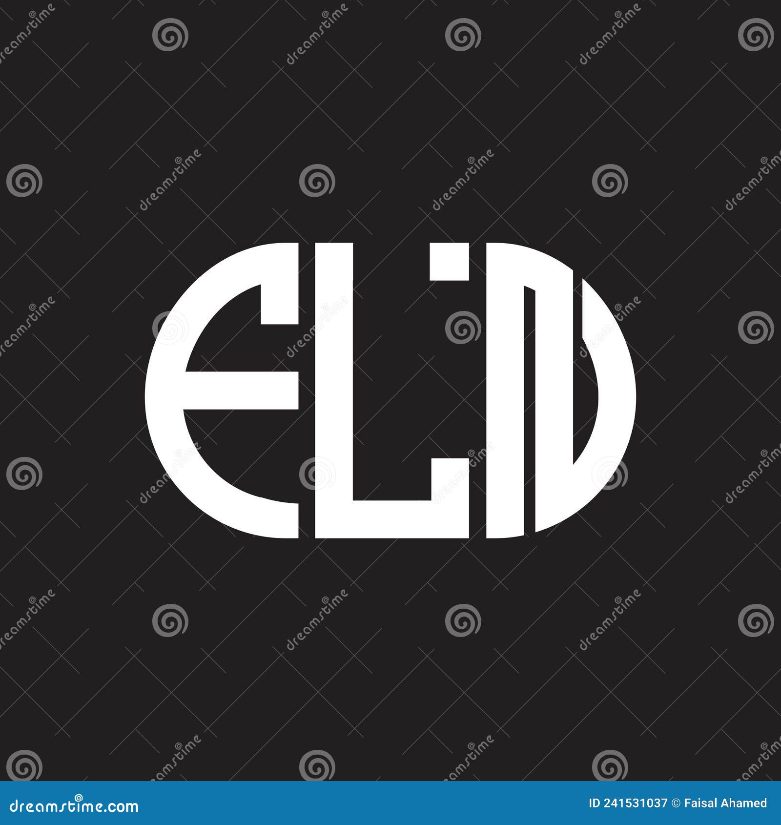 FLN Letter Logo Design On Black Background. FLN Creative Initials ...