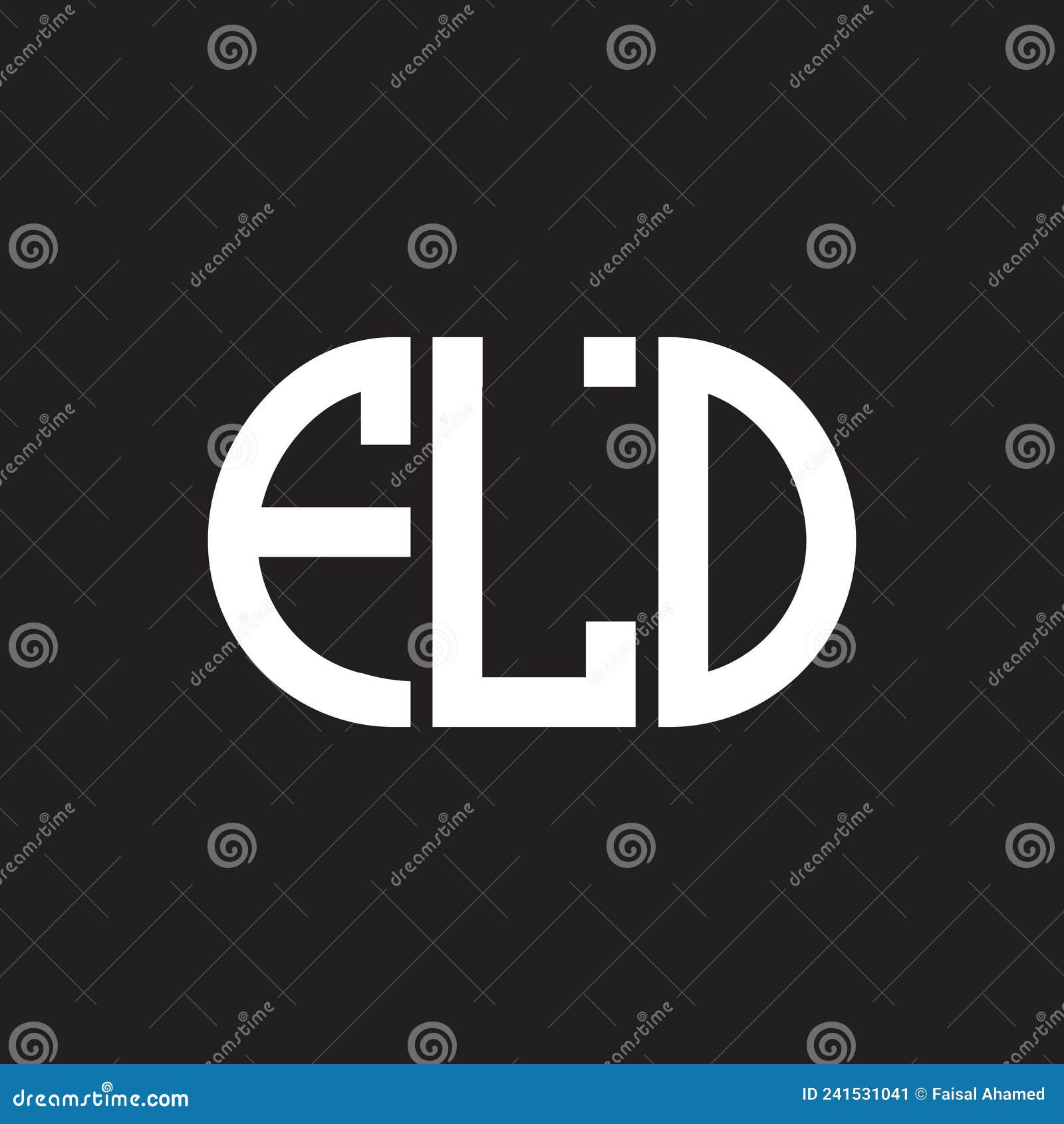 FLO Letter Logo Design On Black Background. FLO Creative Initials ...