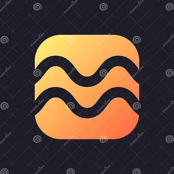 Float Animation Orange Solid Gradient Ui Icon for Dark Theme Stock ... Float Animation Orange Solid Gradient Ui Icon for Dark Theme Stock ...