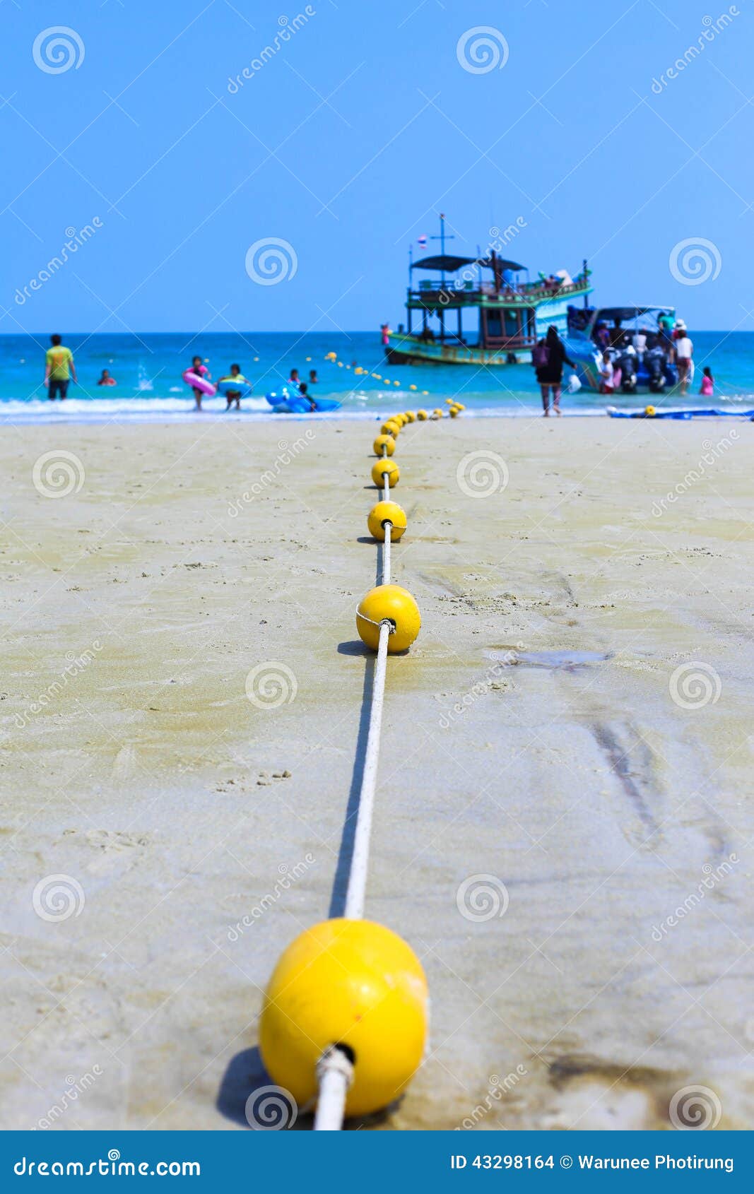 Buoys on the beach stock photo. Image of ferry, float - 43298164