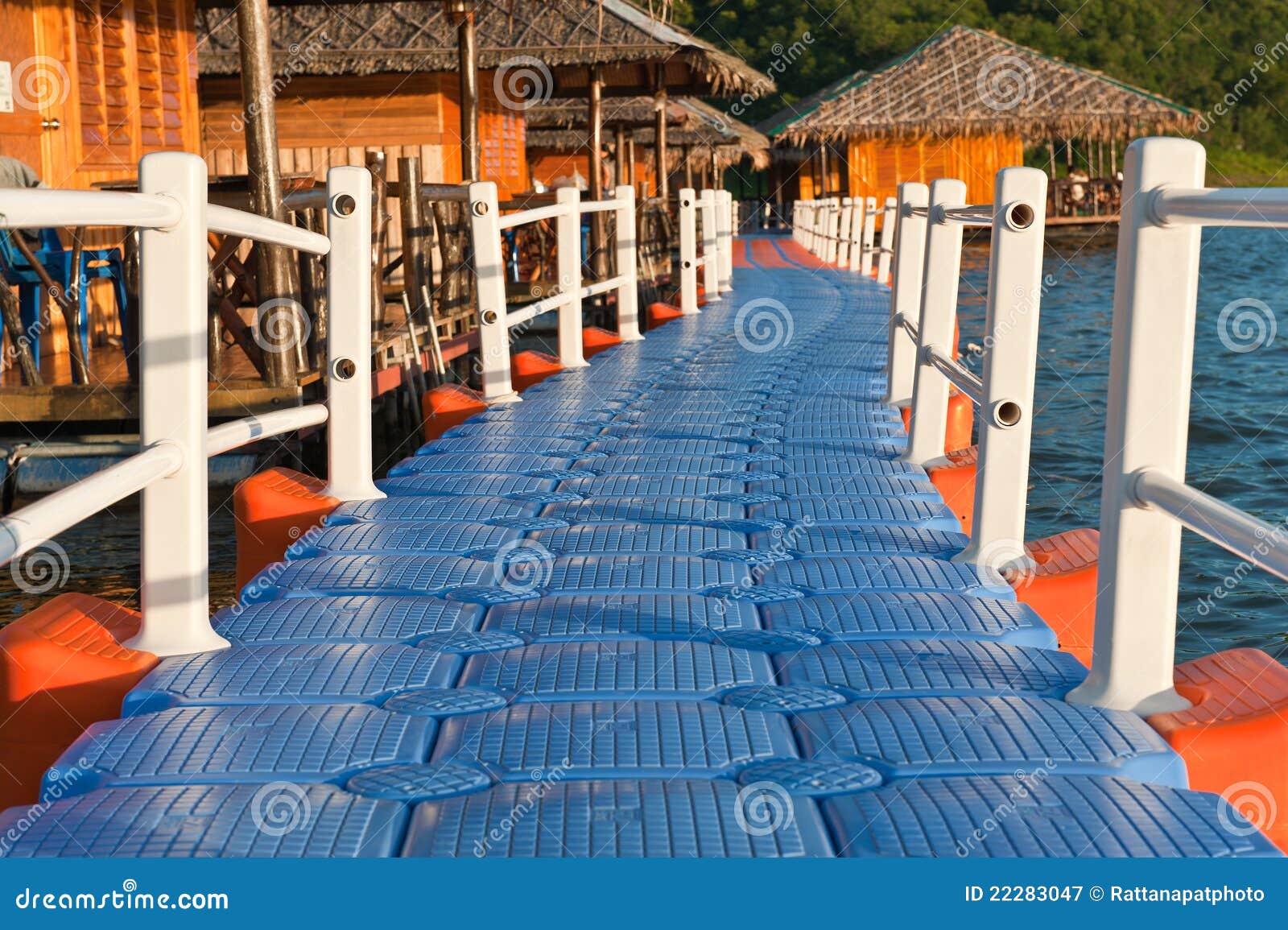 Float Footpath To Houseboat Stock Image - Image of footpath, walking ...