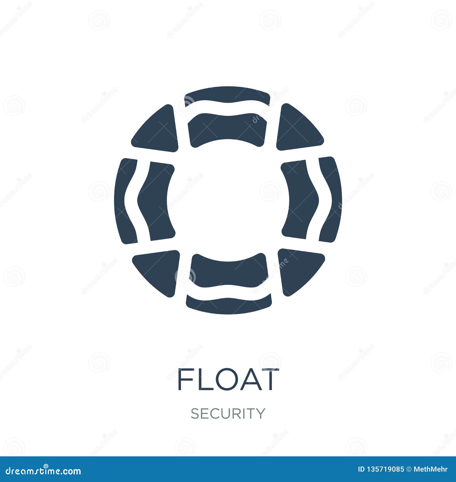 Float Icon in Trendy Design Style. Float Icon Isolated on White ...