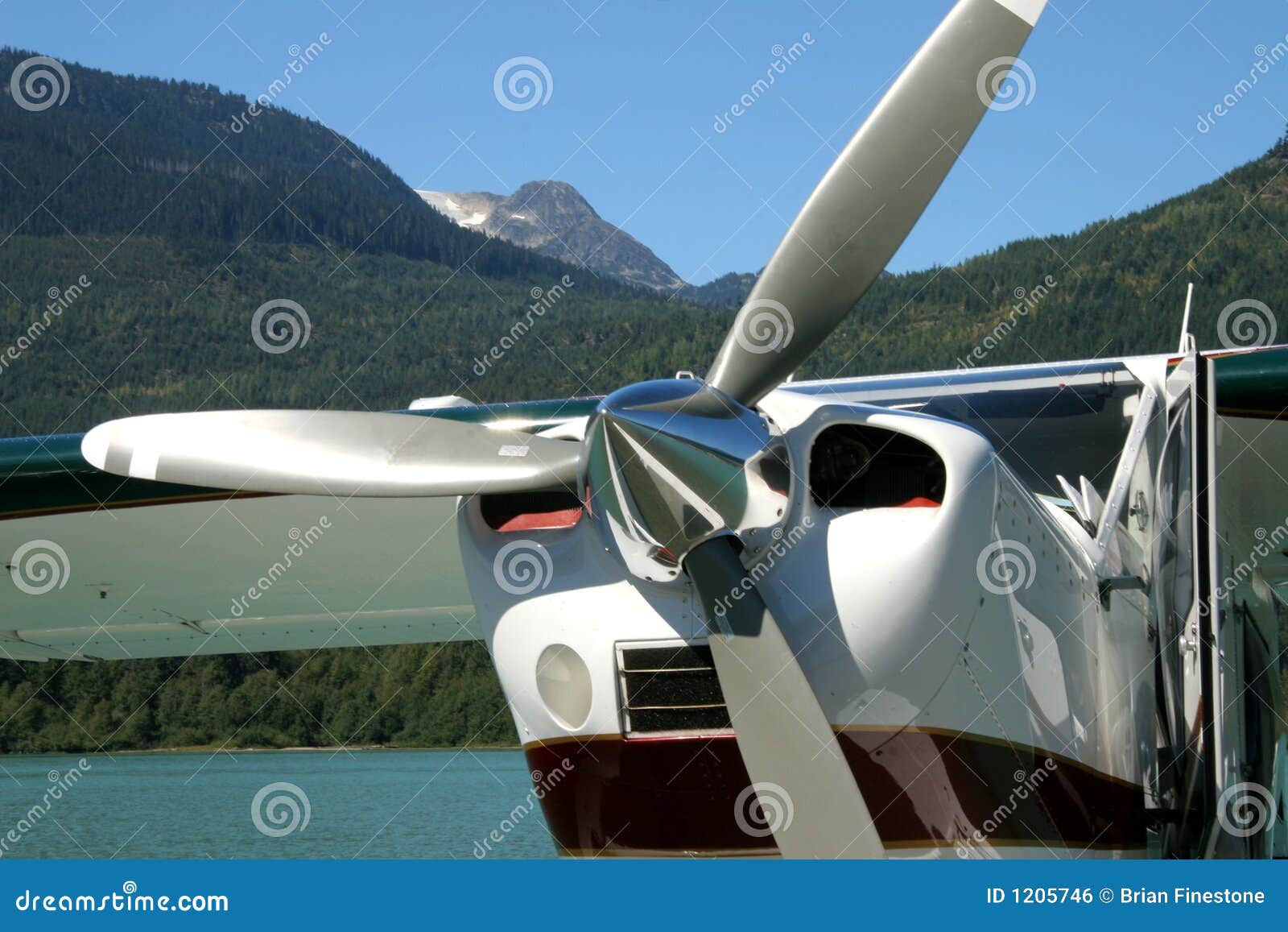 Float Plane stock photo. Image of blue, propeller, aviation - 1205746