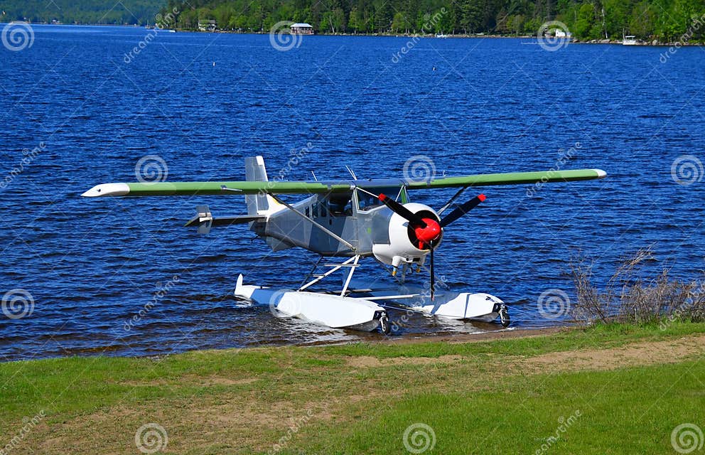 Float plane stock image. Image of transportation, water - 45218703