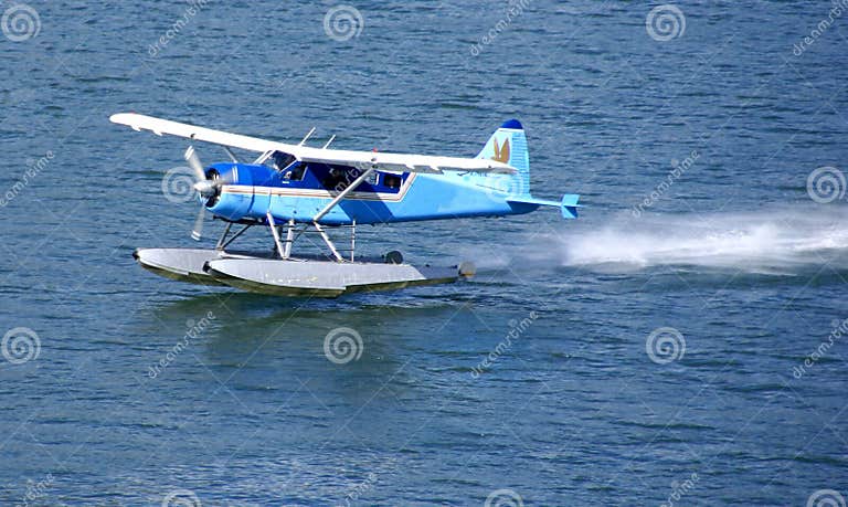 Float Plane, Taking Off from Water Stock Photo - Image of airplane ...