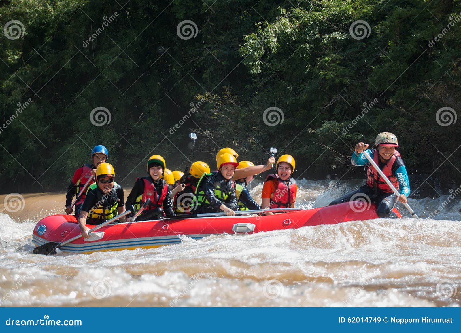 Float raft downstream editorial stock image. Image of godownstream ...