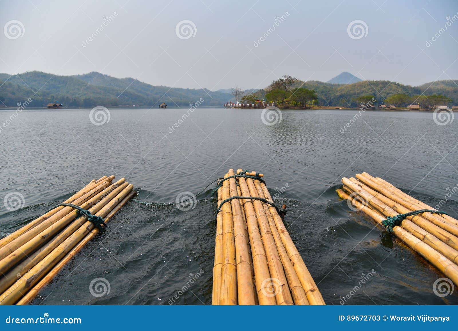 Float raft downstream stock image. Image of river, traditional - 89672703