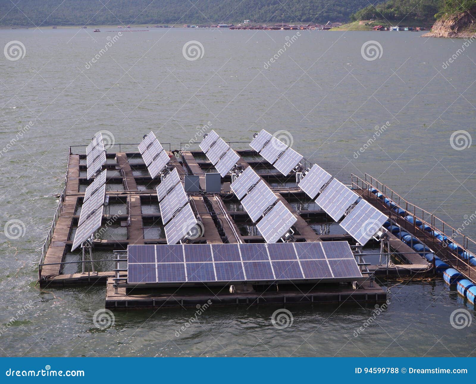 Float solar farm stock photo. Image of sustainable, sunlight - 94599788