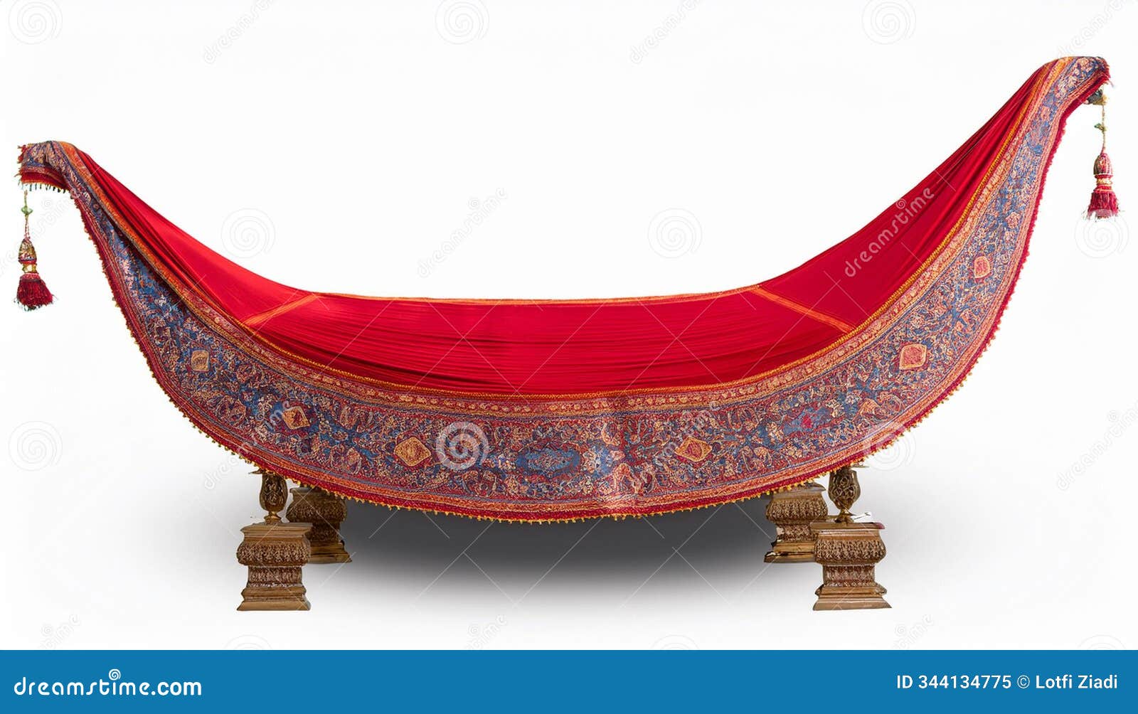 Floated Magic Carpet Isolate on White Background PNG Stock Illustration ...