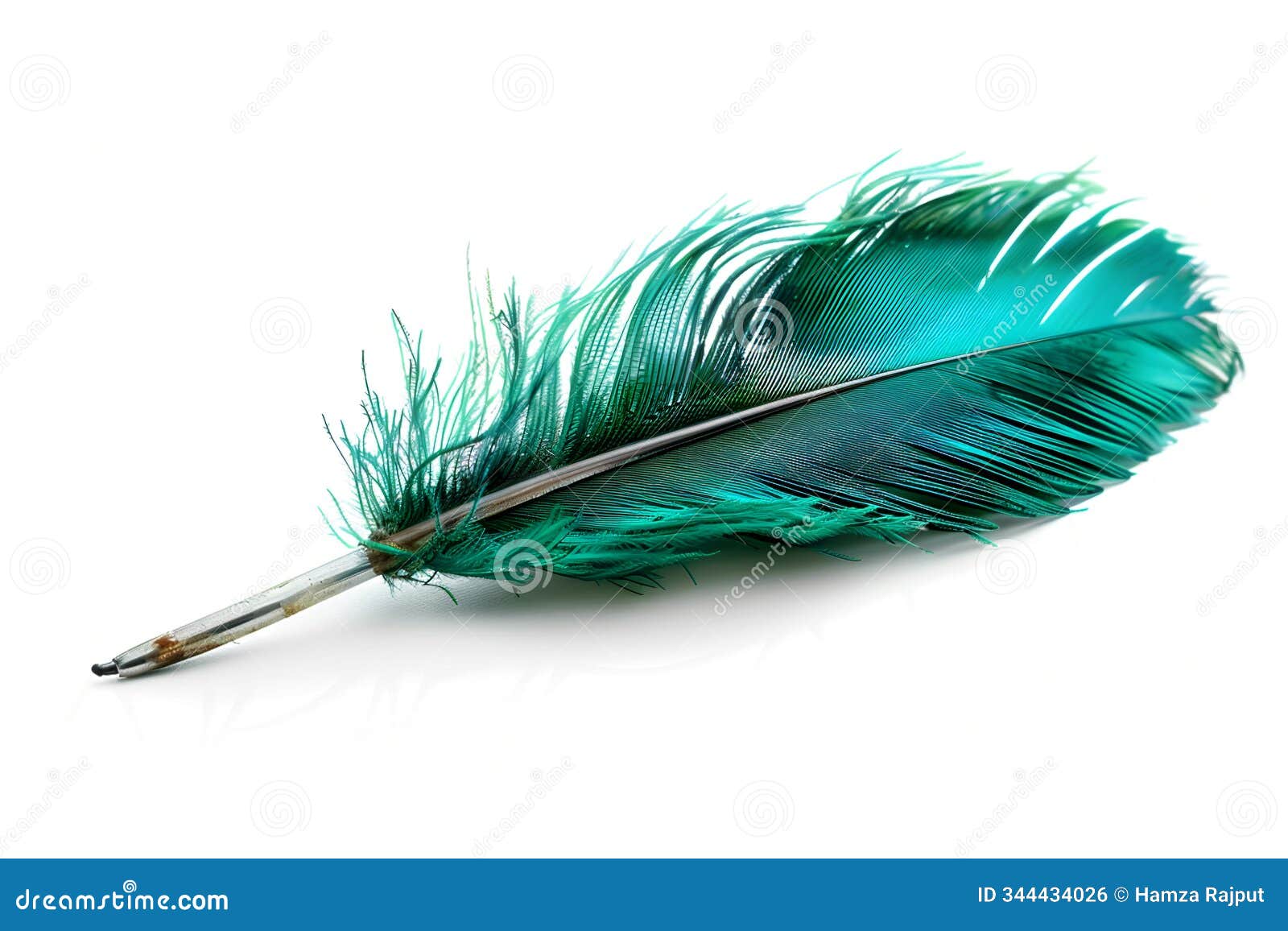 Floated Quill Pen Isolate On White Background PNG Royalty-Free ...