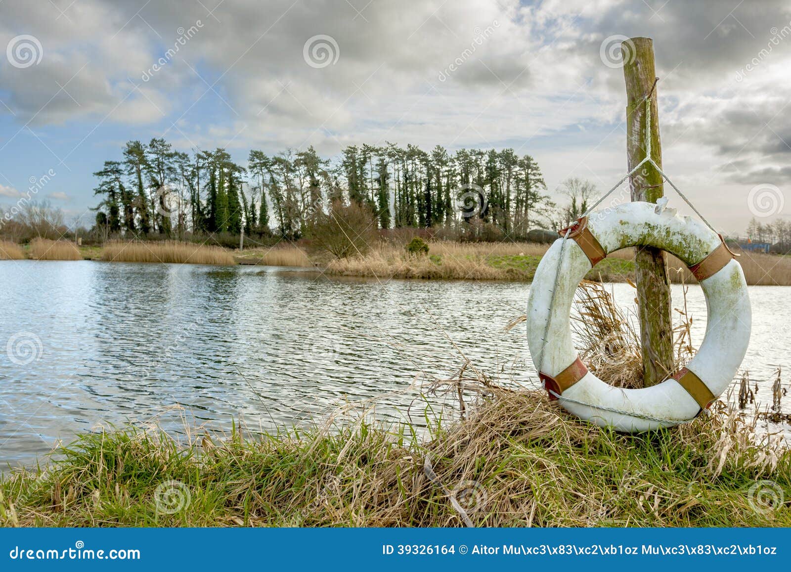 Floater on the lake stock photo. Image of nautical, countryside - 39326164