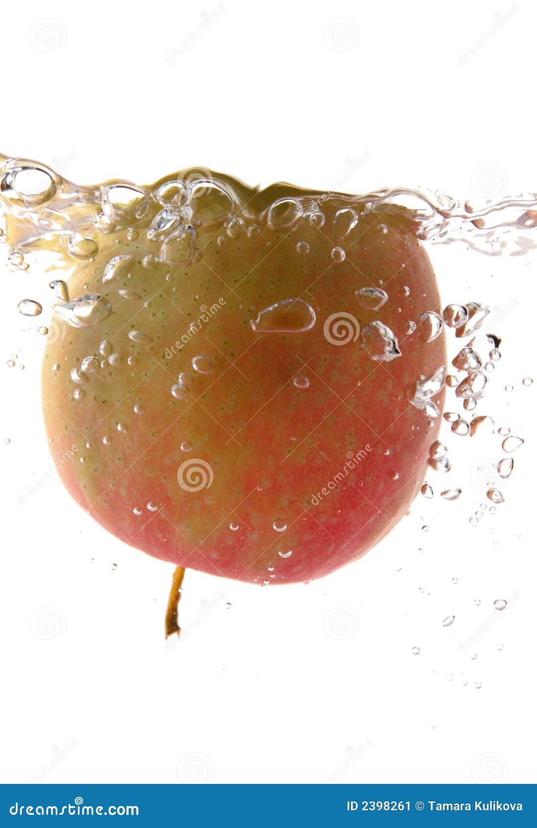 Floating apple stock image. Image of isolated, surface - 2398261