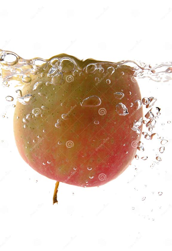 Floating apple stock image. Image of isolated, surface - 2398261