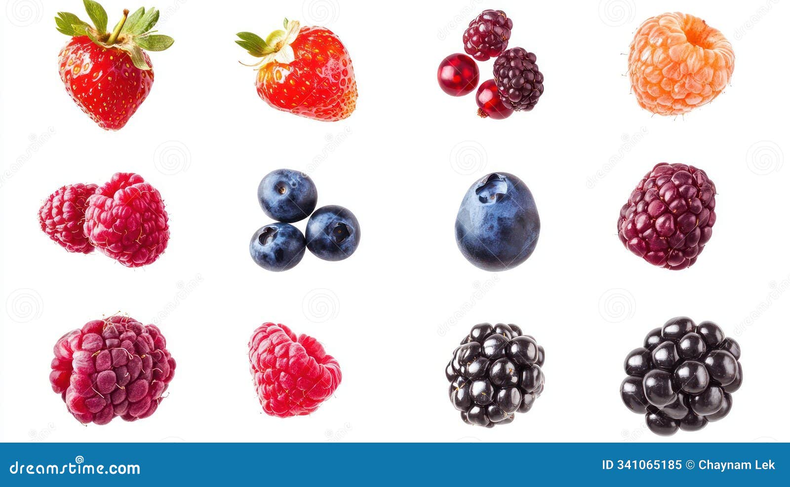 Floating Assorted Berries stock illustration. Illustration of isolated ...