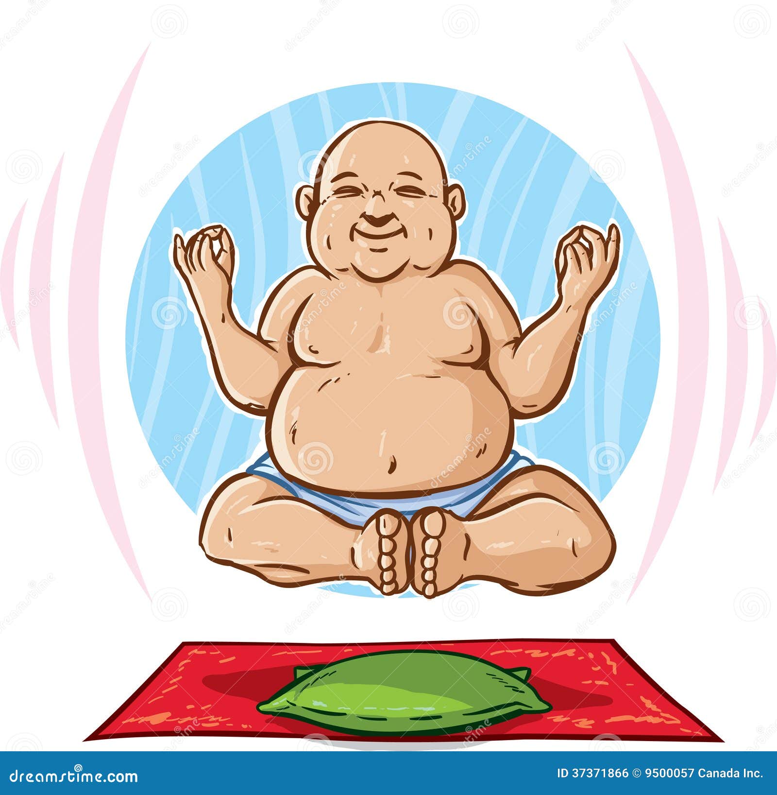 Floating Buddha stock vector. Illustration of cushion - 37371866 Floating Buddha stock vector. Illustration of cushion - 37371866
