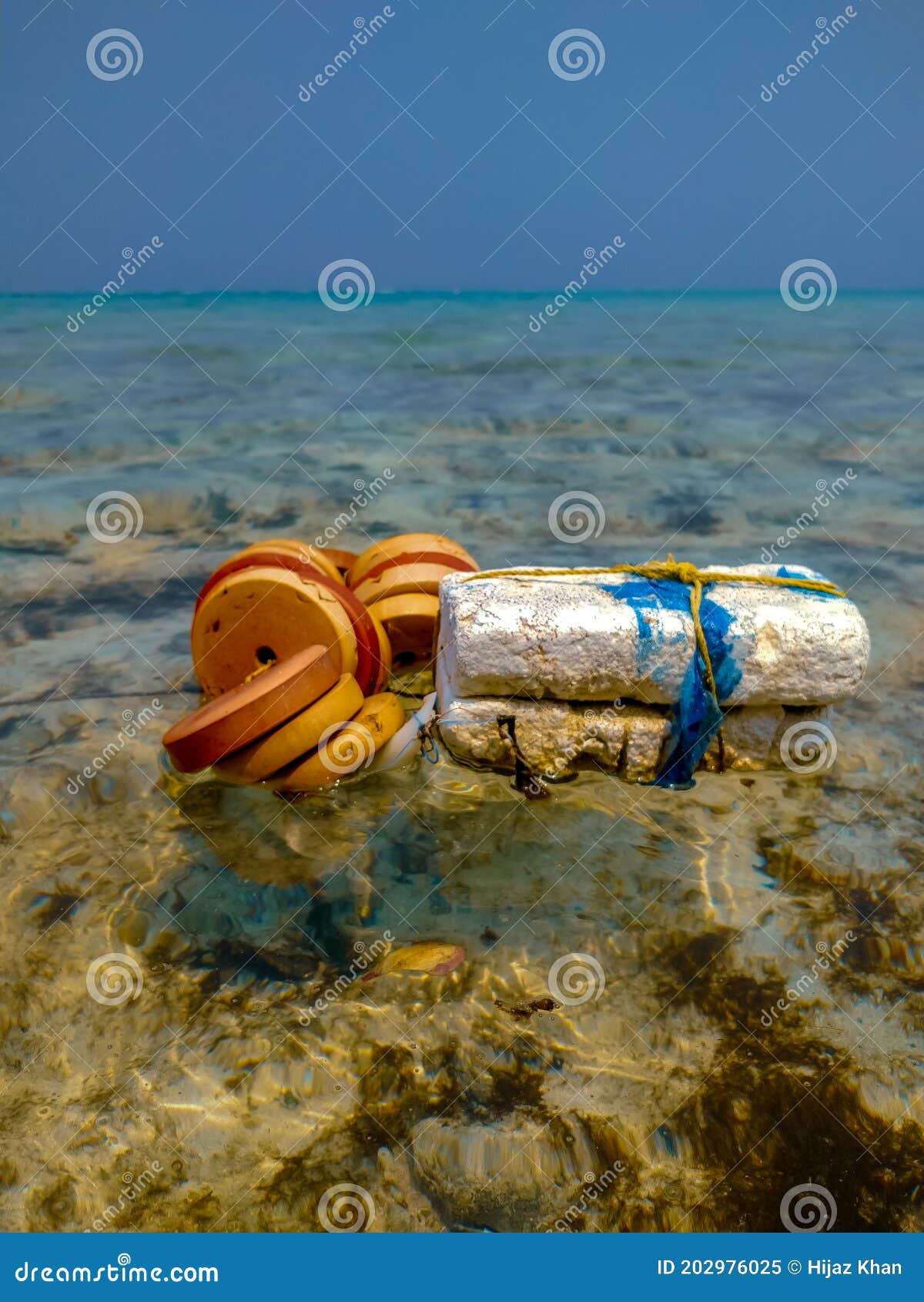 Floating Buoy Made of Thermocol Stock Image - Image of thermocol ...