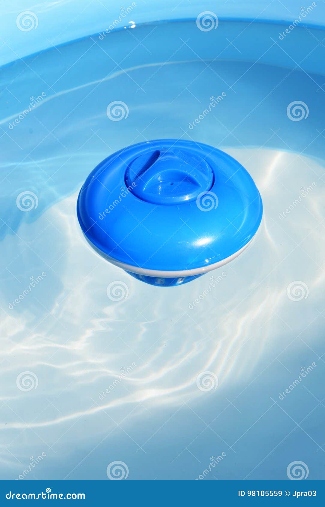 Floating chlorine diffuser stock image. Image of summer - 98105559