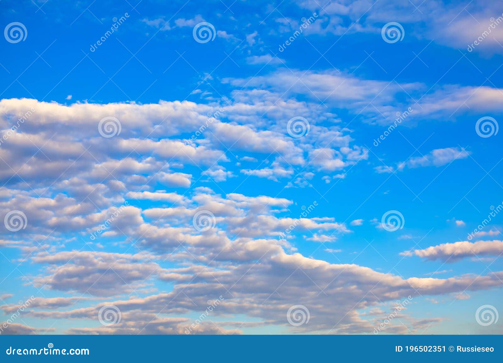 Floating clouds stock image. Image of horizontal, meteorology - 196502351