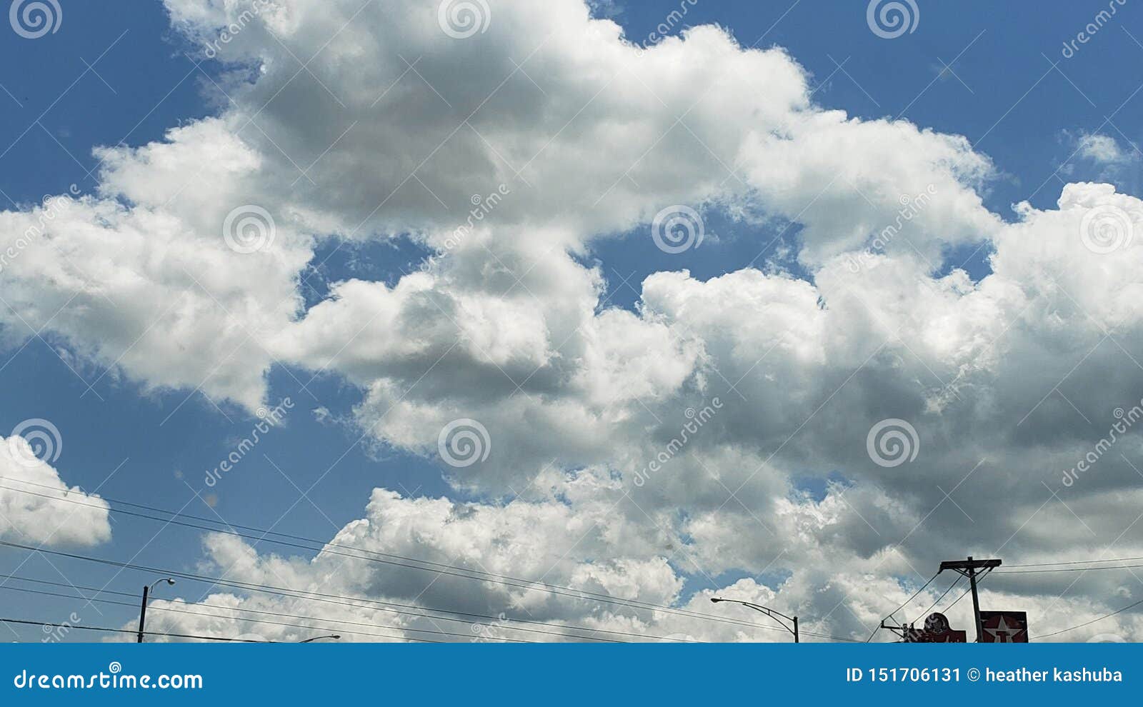 Floating with the clouds stock image. Image of nature - 151706131