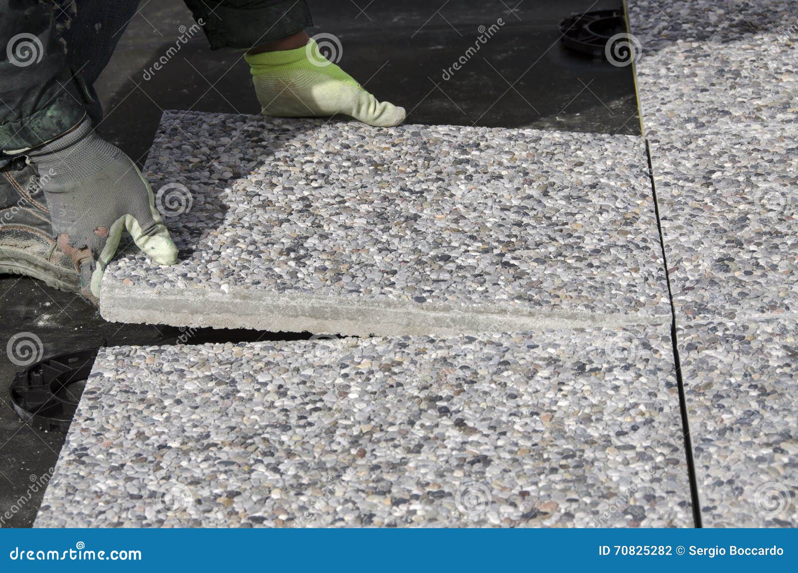 Floating Concrete In A Foundation Stock Image | CartoonDealer.com ...