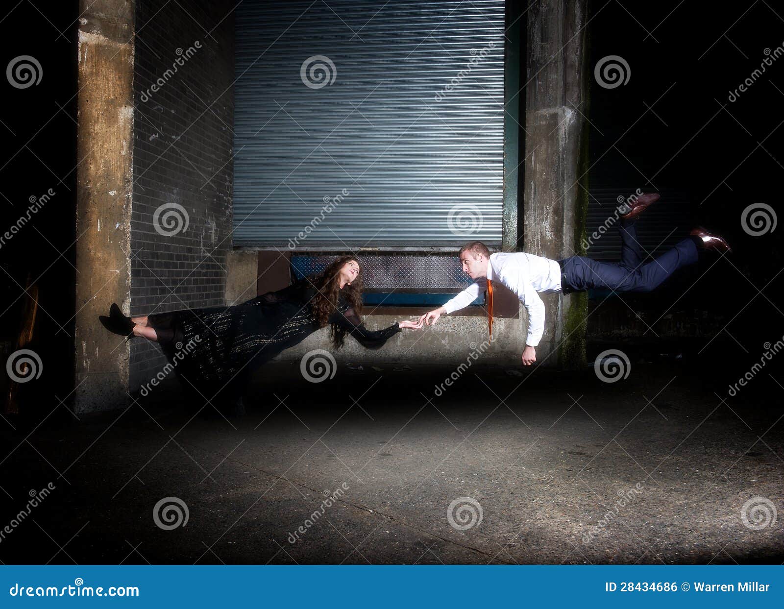 Floating couple stock photo. Image of handsome, fashion - 28434686