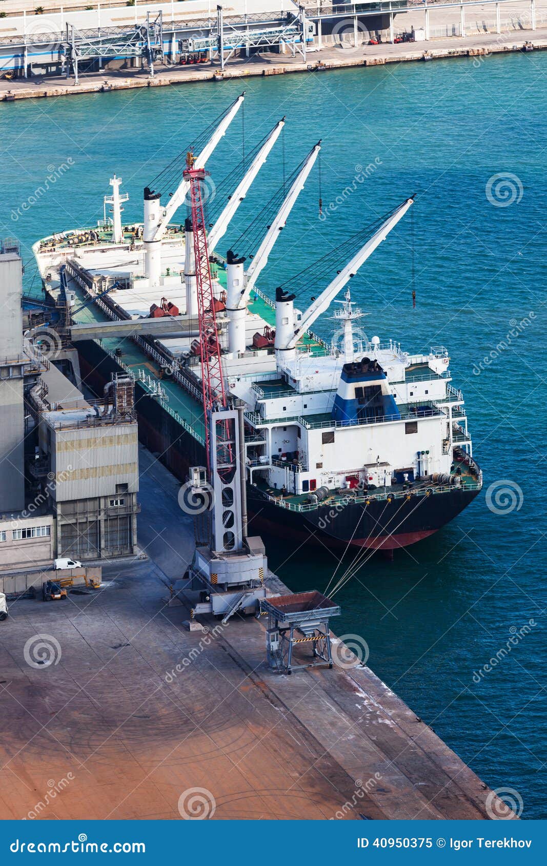 Floating Crane Transhipper For Loading Bauxite Aluminum Ore From The ...