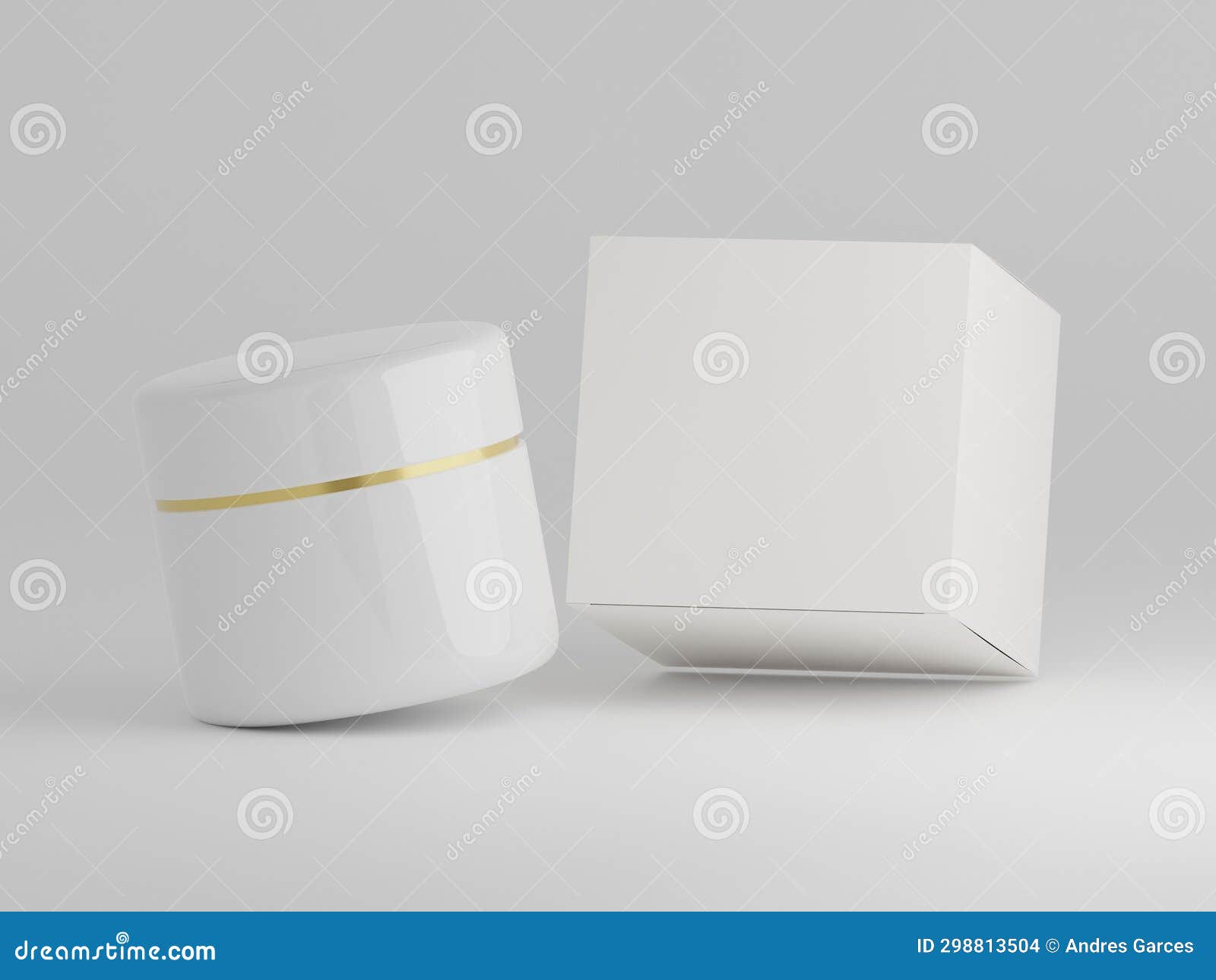 Shiny Cream Hexagon Pedestal Or Podium On Cream Background. Metallic ...