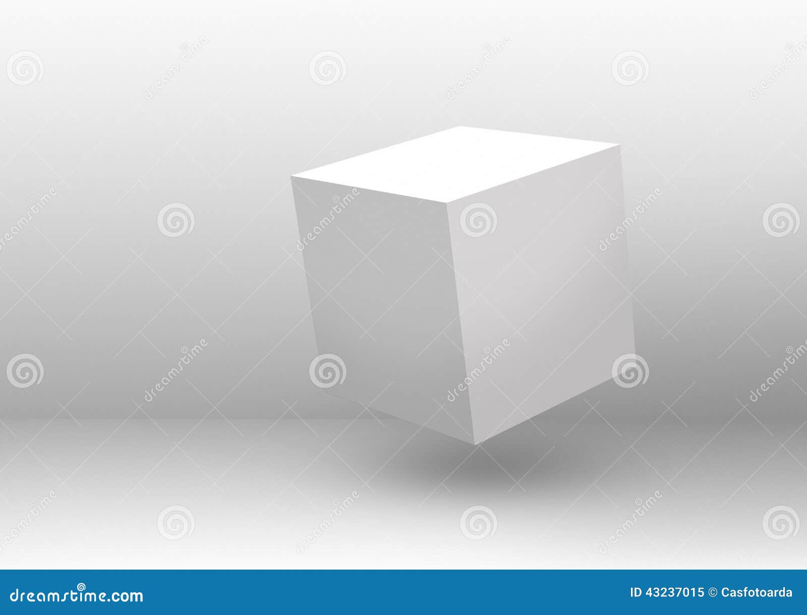 Floating cube stock illustration. Illustration of levitation - 43237015