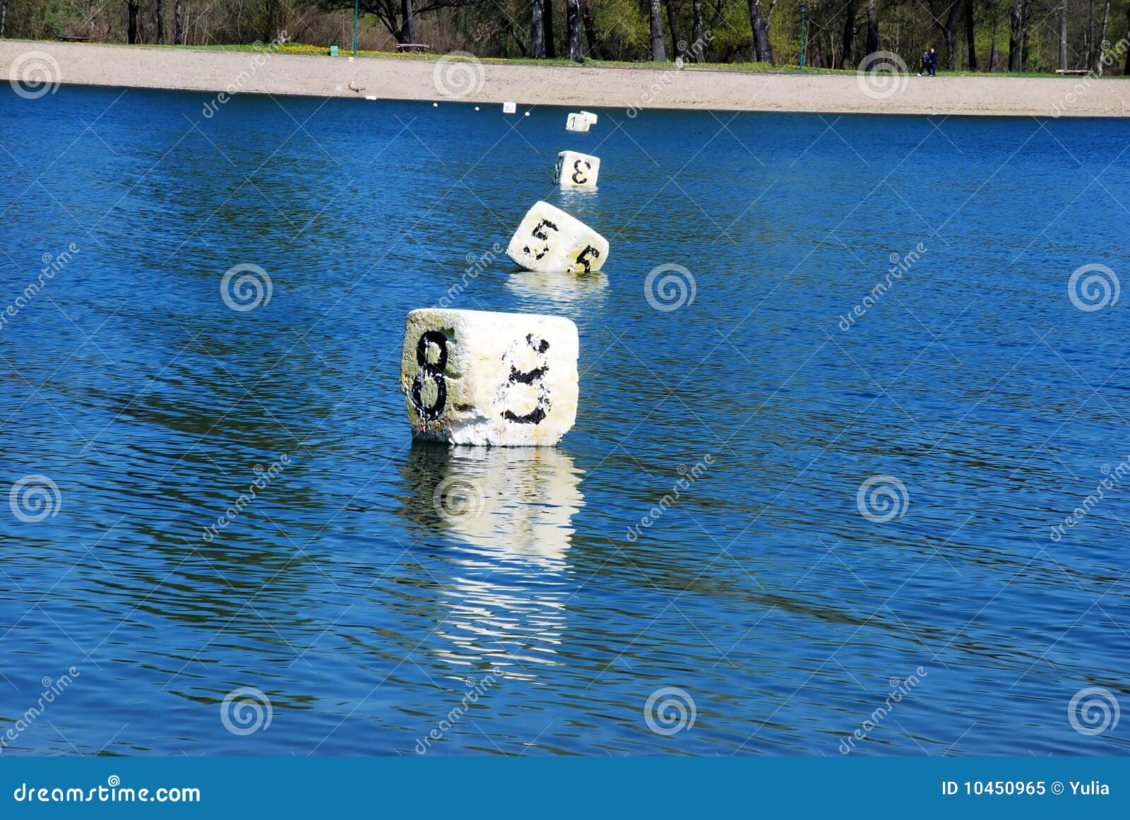 Floating cubes stock image. Image of pool, eight, reflect - 10450965