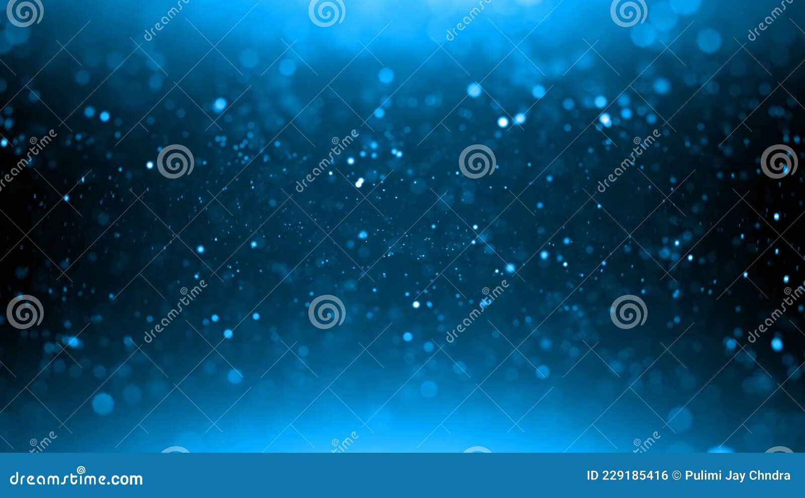 Floating Dark Blue Particles In Background, Blue Particle Background ...