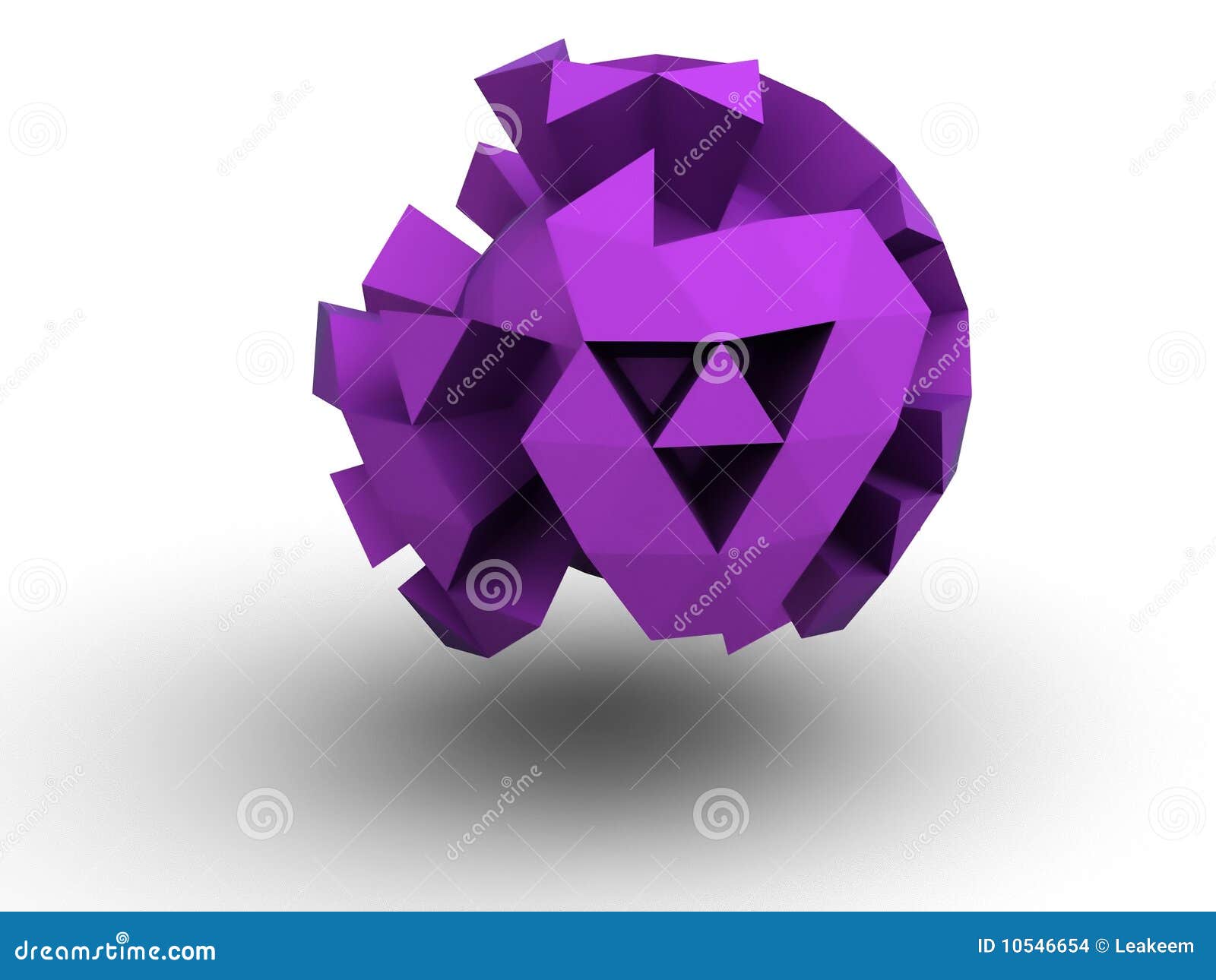 3D Distorted Sphere Shape Orange Particles Vector Illustration ...