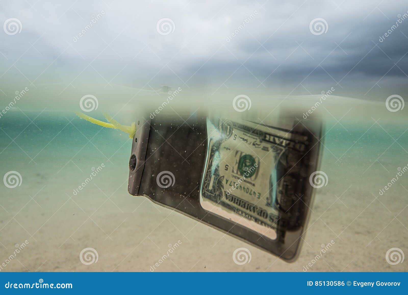 Floating Dollar in Speacial Bag Stock Photo - Image of rate, dollar ...