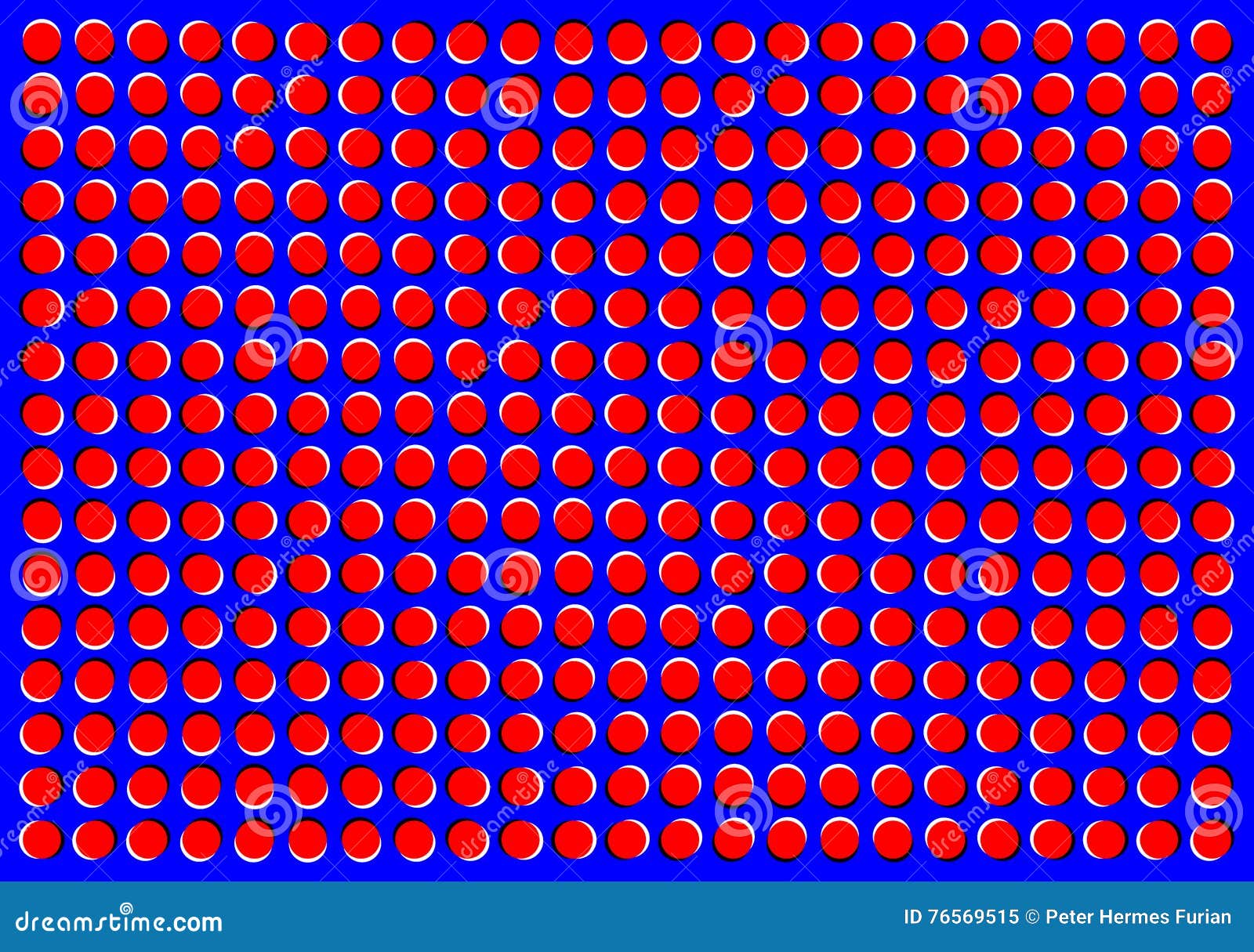 Floating Dots Peripheral Drift Illusion Stock Vector - Illustration of ...