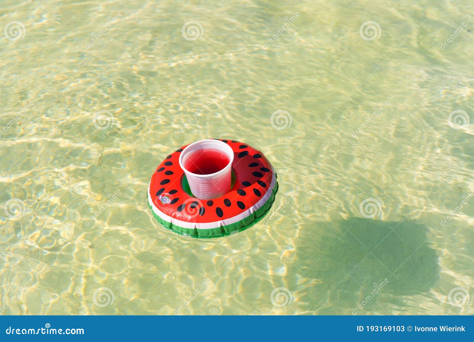 Floating Drink in Nature Water Stock Image - Image of drink, cocktail ...