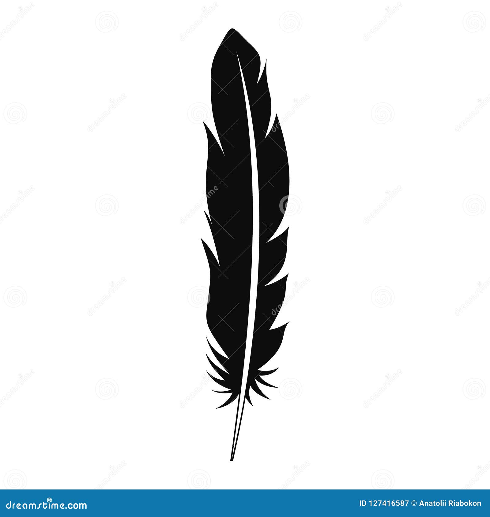 Simple Feather Vector