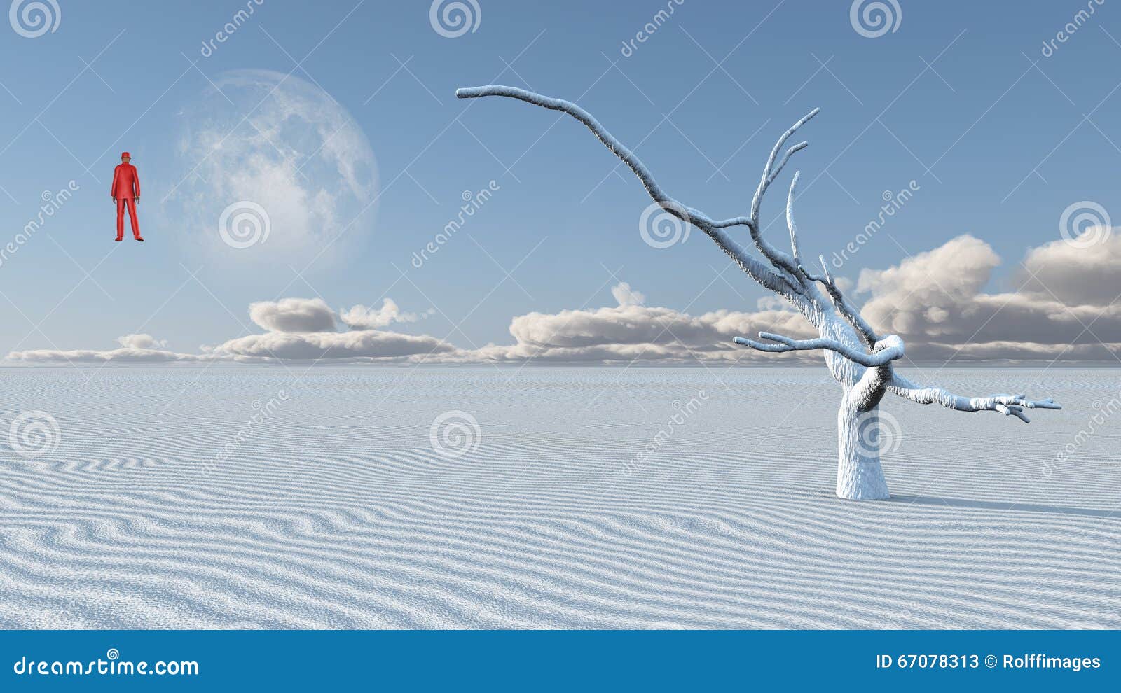 Floating Figure stock illustration. Illustration of natural - 67078313