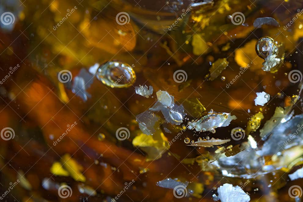 Floating fragments stock photo. Image of macro, backdrop - 45172362