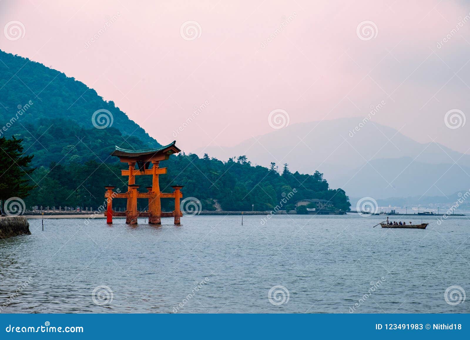 Itsukushima Miyajima Torii, Floating Gates Royalty-Free Stock Photo ...
