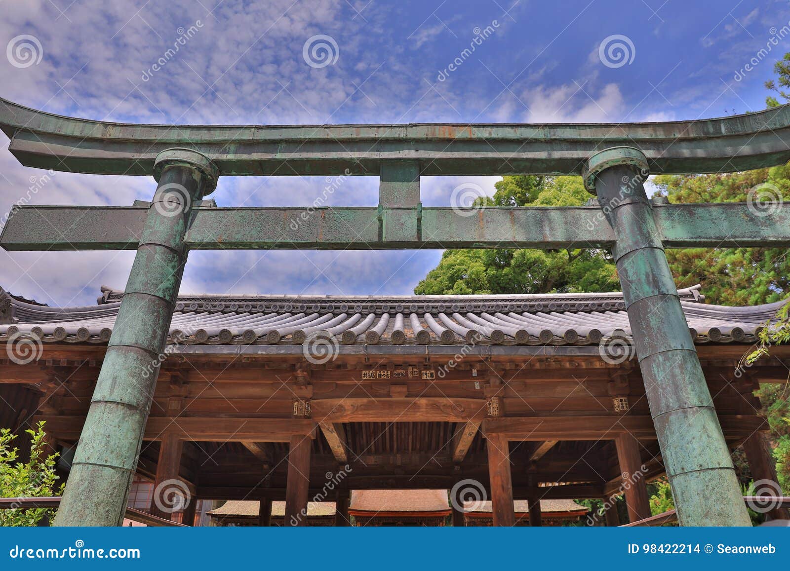 Floating Gate on Miyajima Island Editorial Stock Image - Image of ...