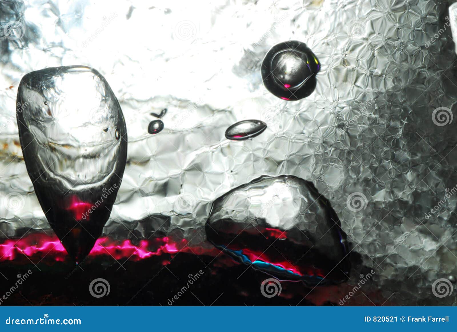 Floating Glass Bubbles stock image. Image of sphere, pattern - 820521