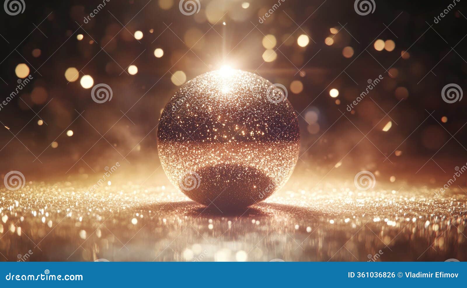 Floating Golden Science Sphere Stock Photo - Image of force, floatation ...