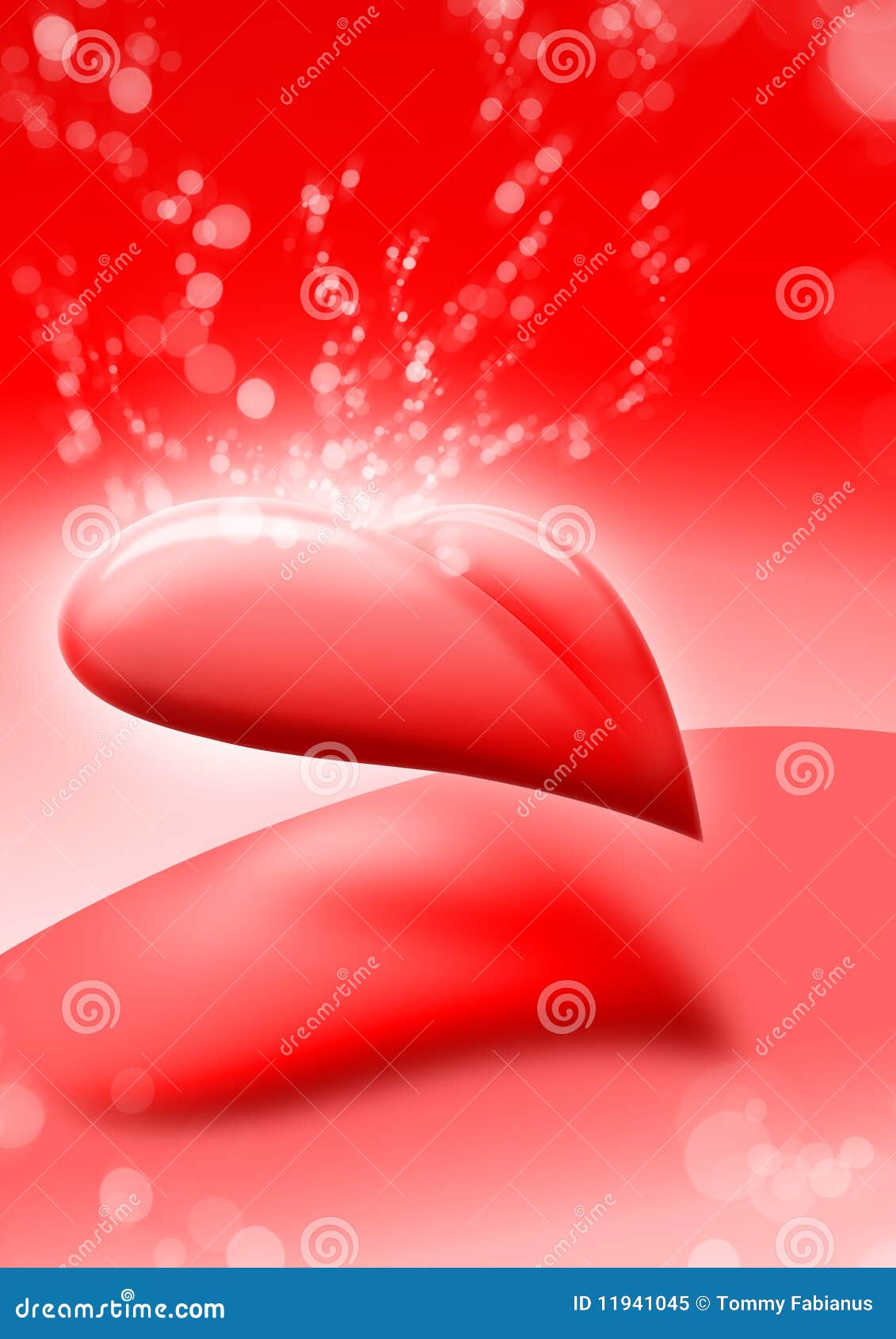 Floating Heart stock illustration. Illustration of heart - 11941045
