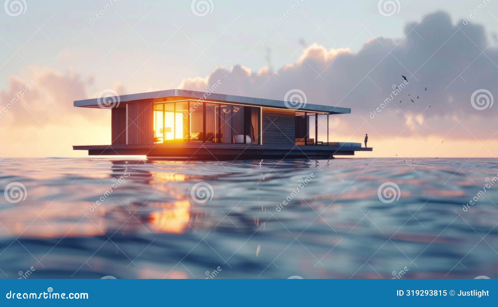 A Floating Home that Can Withstand Extreme Weather Conditions Designed ...